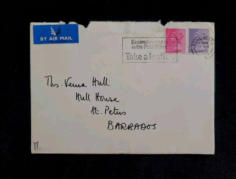 1971 Princess Margaret Signed Autograph Royal Letter Verna Hull British ...