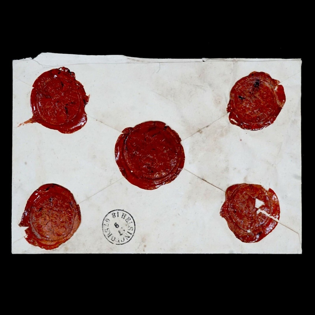 Royalty Imperial Russian Tsar Signed Document Autograph Royal Wax Seal ...