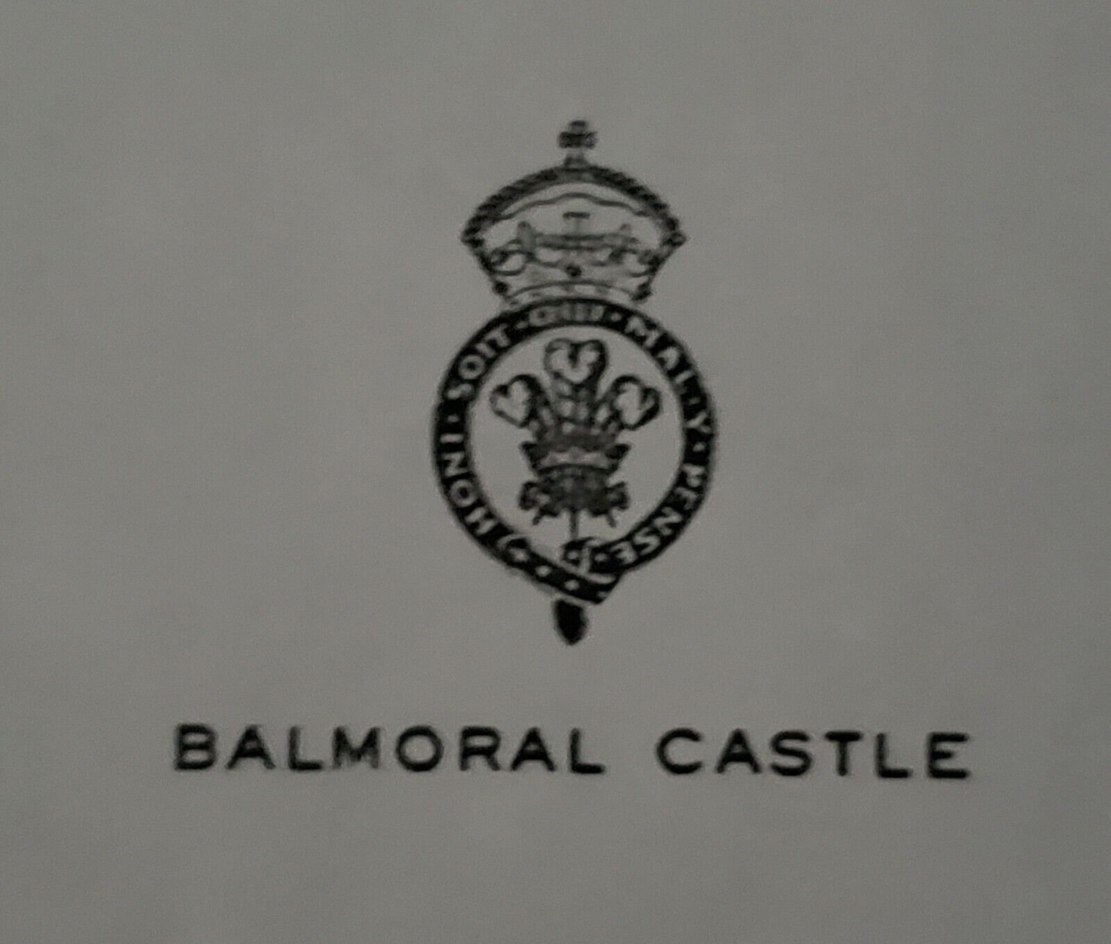 King Charles Signed Letter Royal Document 1993 Christmas Card British ...