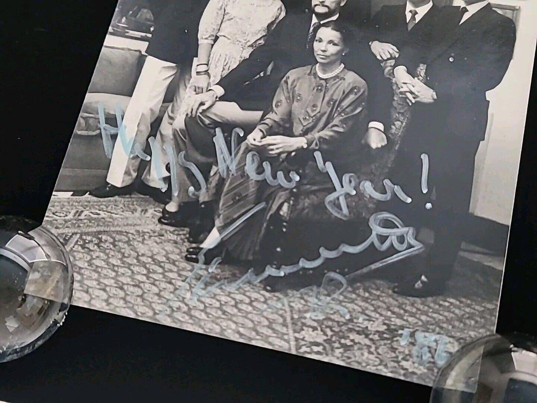 1986 King Simeon II of Bulgaria Signed Photograph Bulgarian Royalty ...