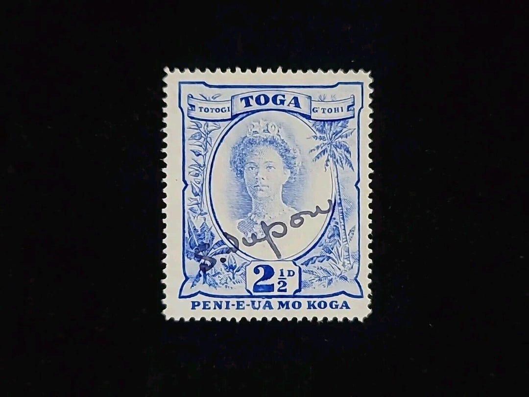 Queen Salote Tupou III Tonga Signed Autographed Royal Toga Postage ...