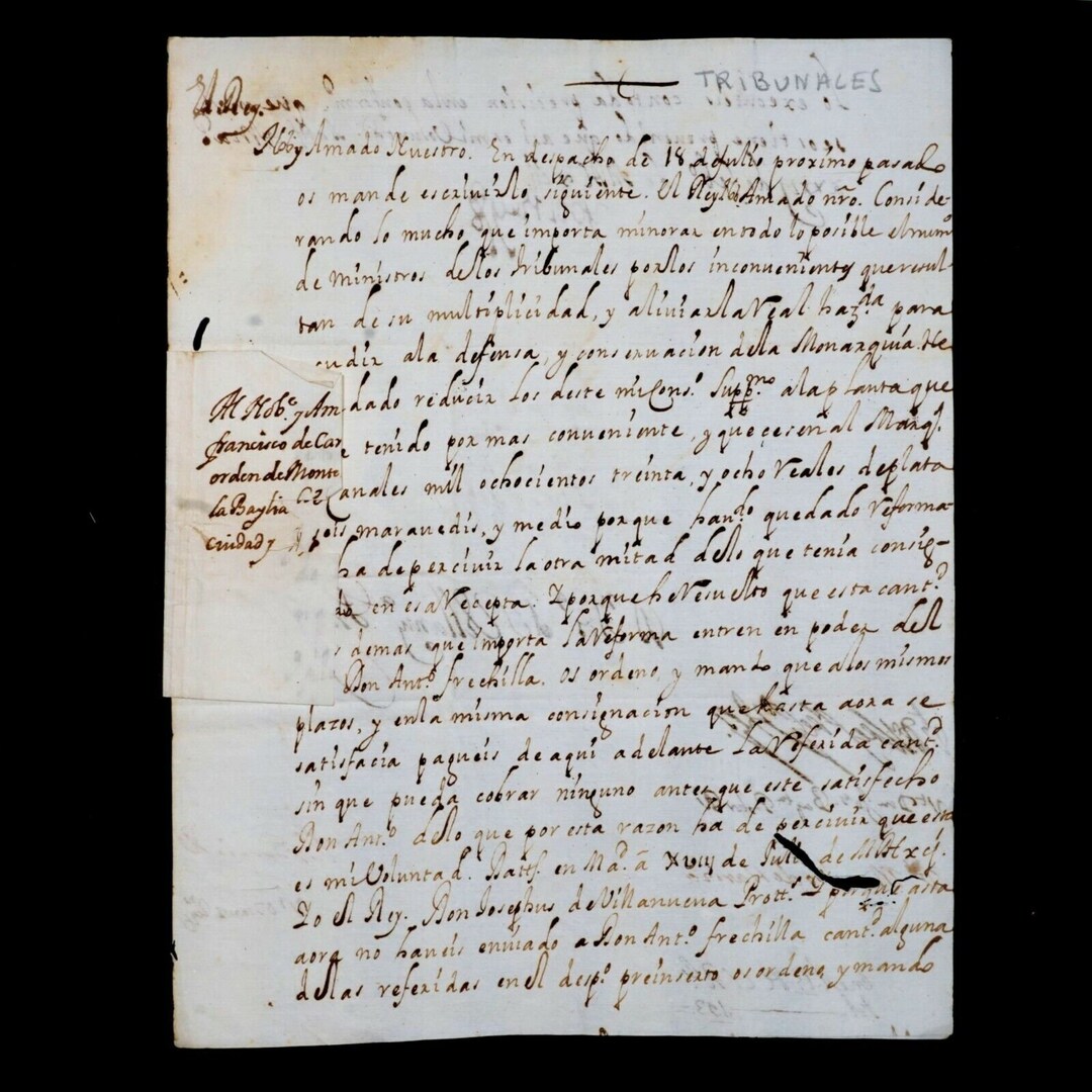 1692 King Charles II Spain Signed Document Royal Manuscript Autograph ...