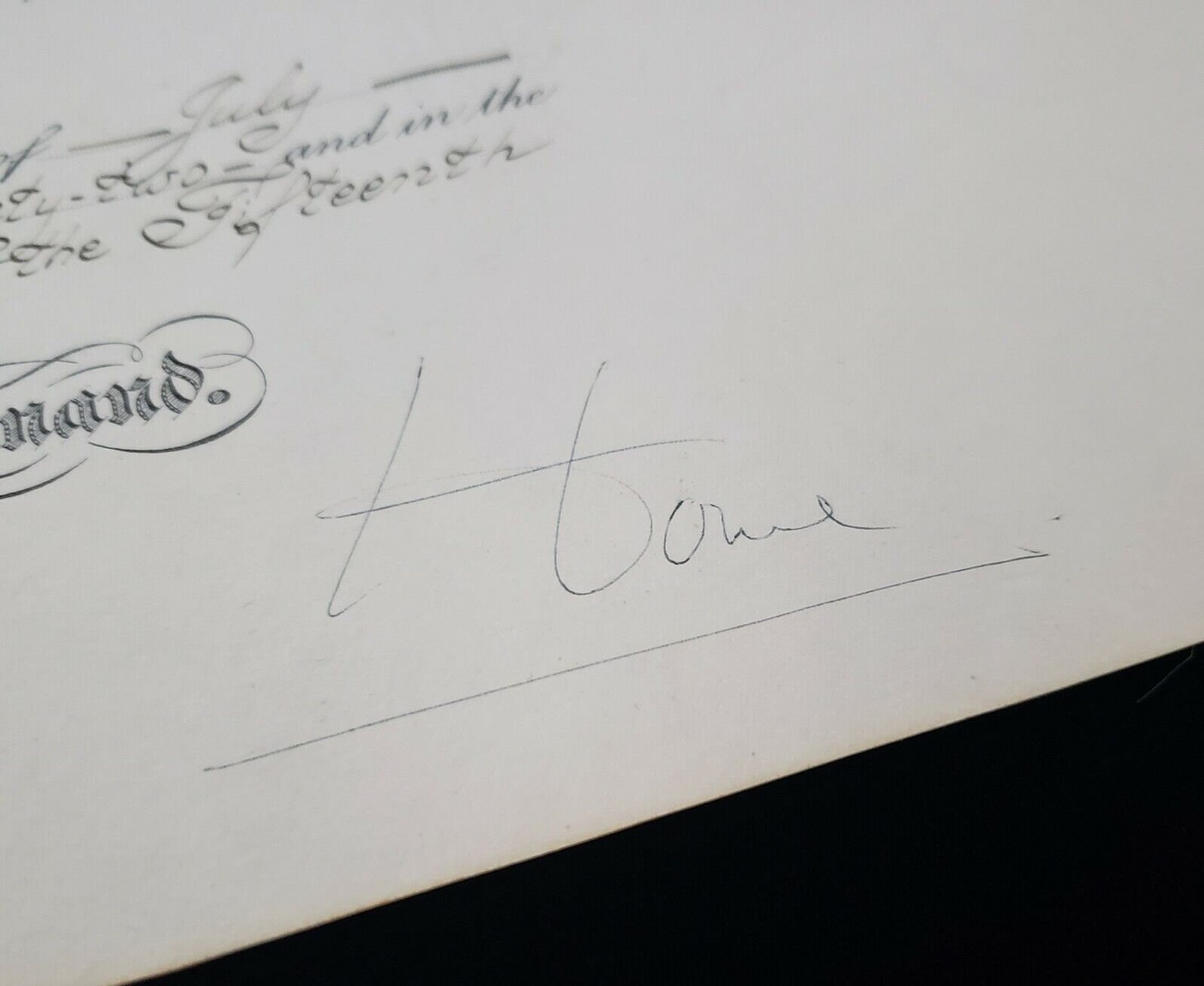 Rare British Royalty Queen Elizabeth II Signed Royal Consular Document ...