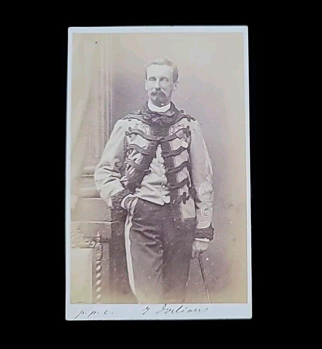 Prince Robert Duke Chartres Civil War Signed Royal Cabinet Card CDV ...