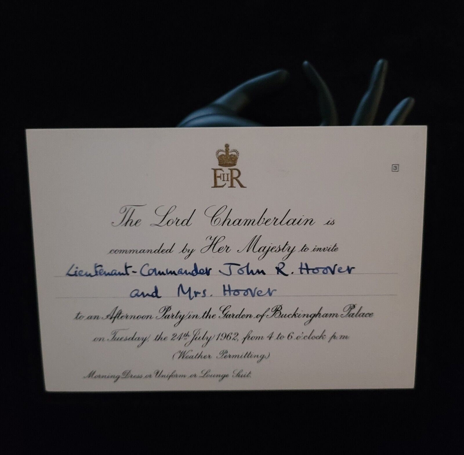 Queen Elizabeth II Invitation Buckingham Palace Garden Party British ...