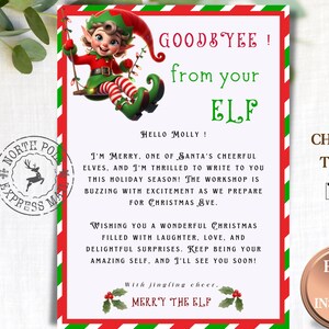 Editable Elf Are Back Letter, Elf Welcome Back Letter, Elf Ideas ...