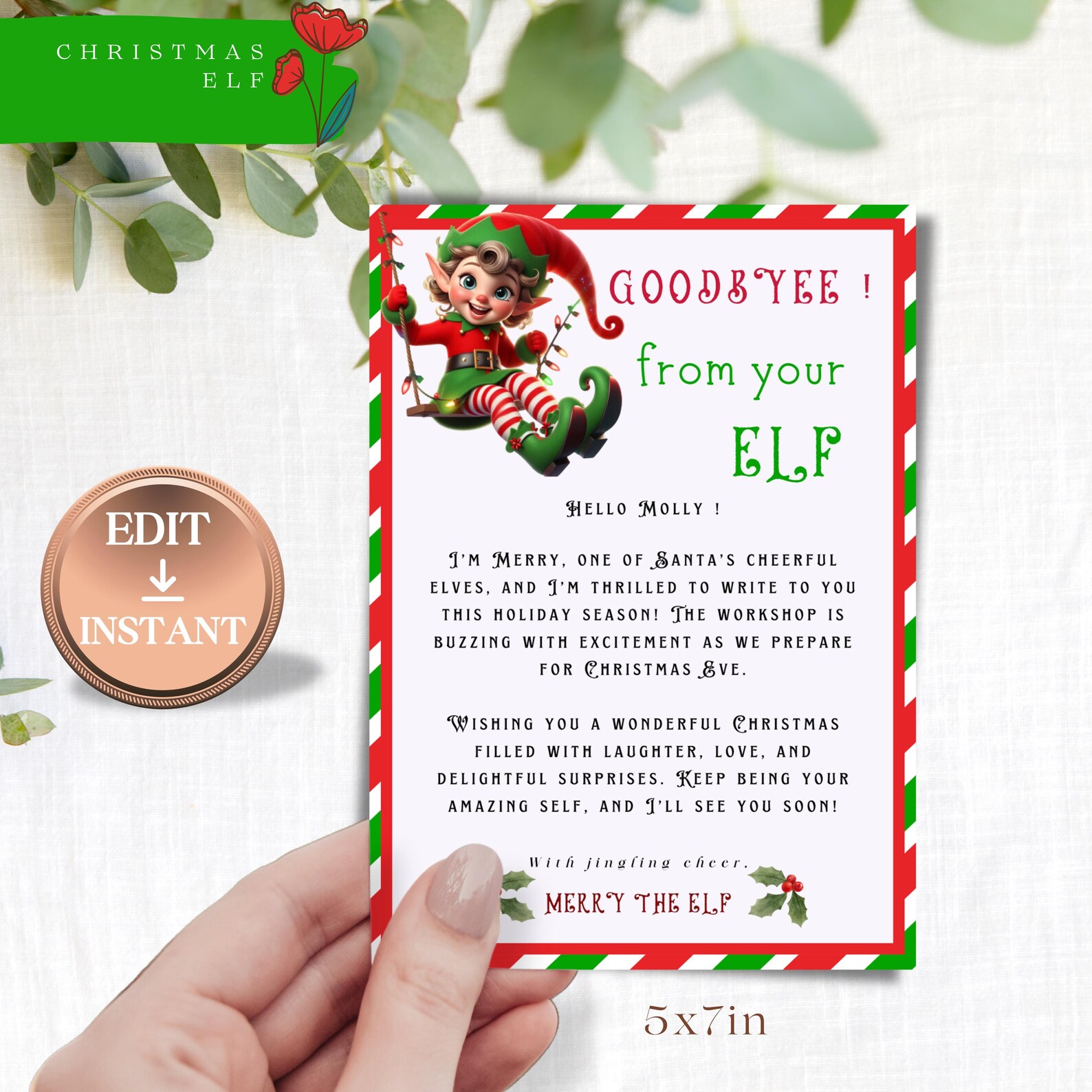 Editable Elf Are Back Letter, Elf Welcome Back Letter, Elf Ideas ...