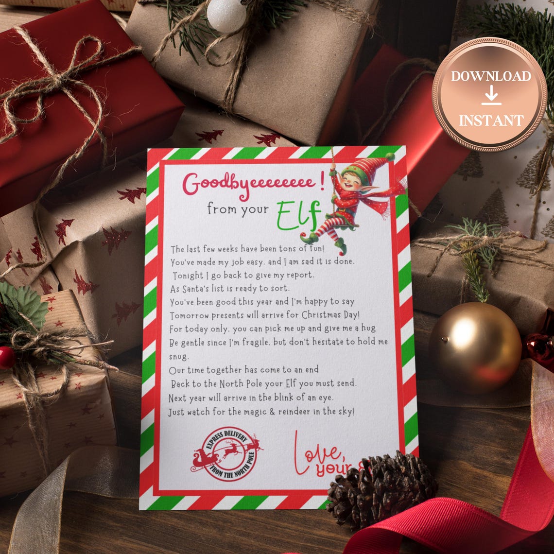 Printable Elf Welcome Back Letter, Elf Ideas, Christmas Tradions ...