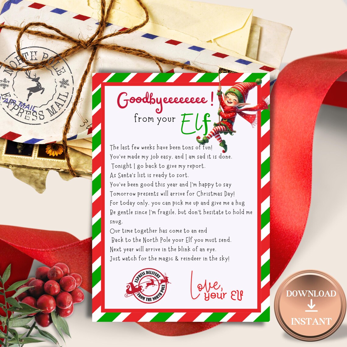 Printable Elf Welcome Back Letter, Elf Ideas, Christmas Tradions ...