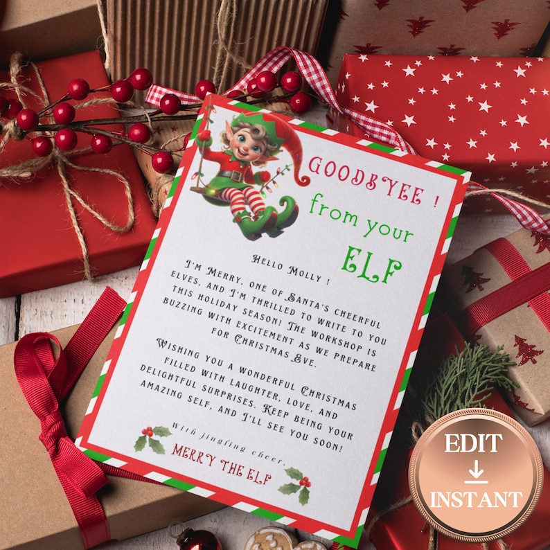 Editable Elf Are Back Letter, Elf Welcome Back Letter, Elf Ideas ...