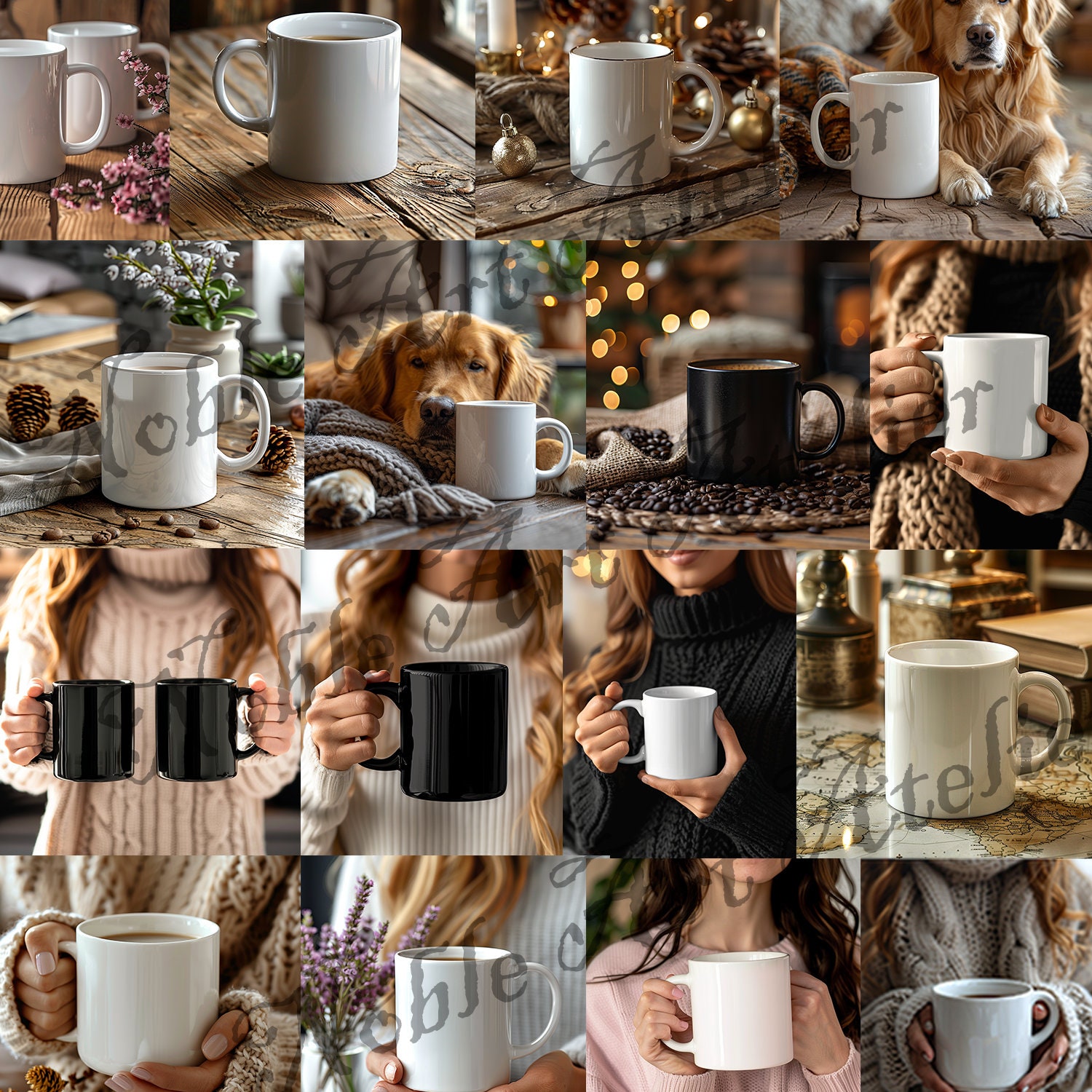75+ White Ceramic Mug Mockup Bundle White Mug Plain Mockup Coffee Mug ...