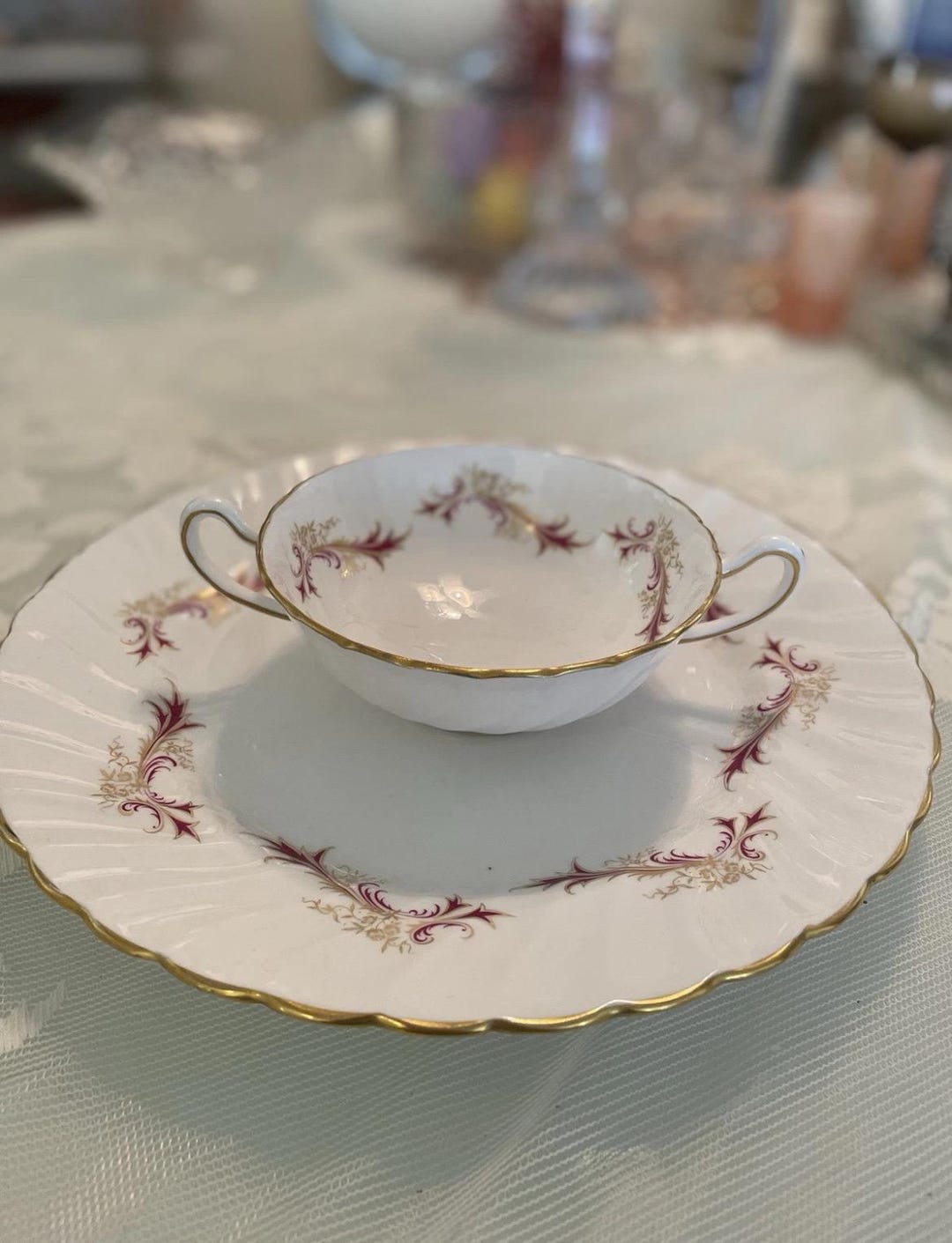 Tuscan England Fine Bone China “sandringham” Pattern – 1960s Vintage ...