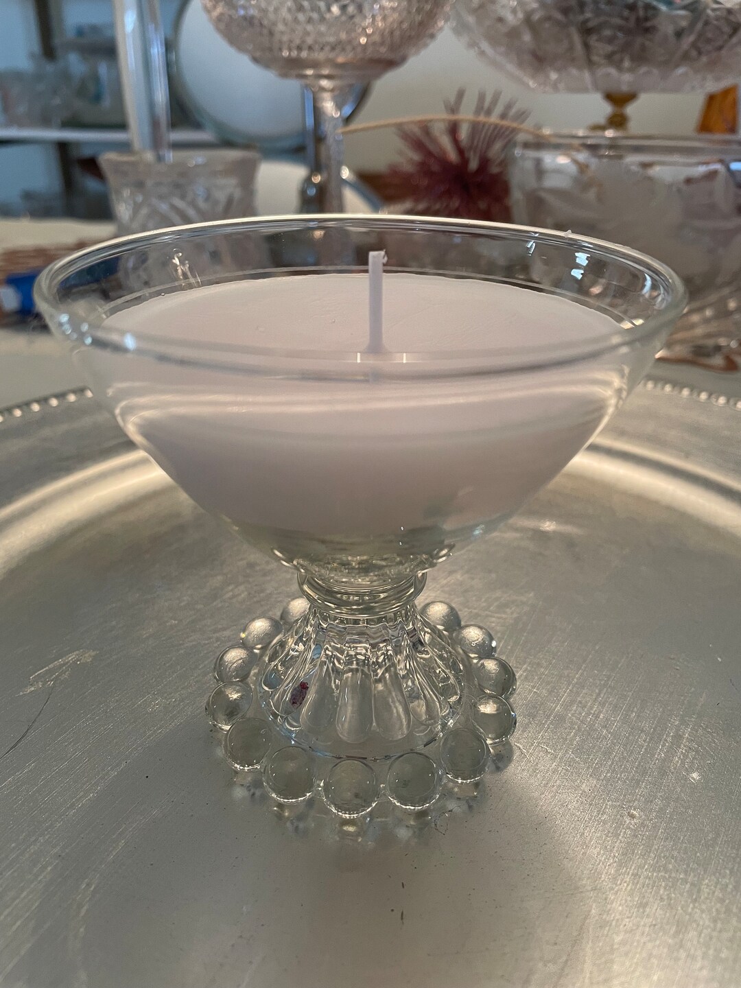 Vintage Anchor Hocking Boogie Coupe Candle, Fragrance Free - Etsy