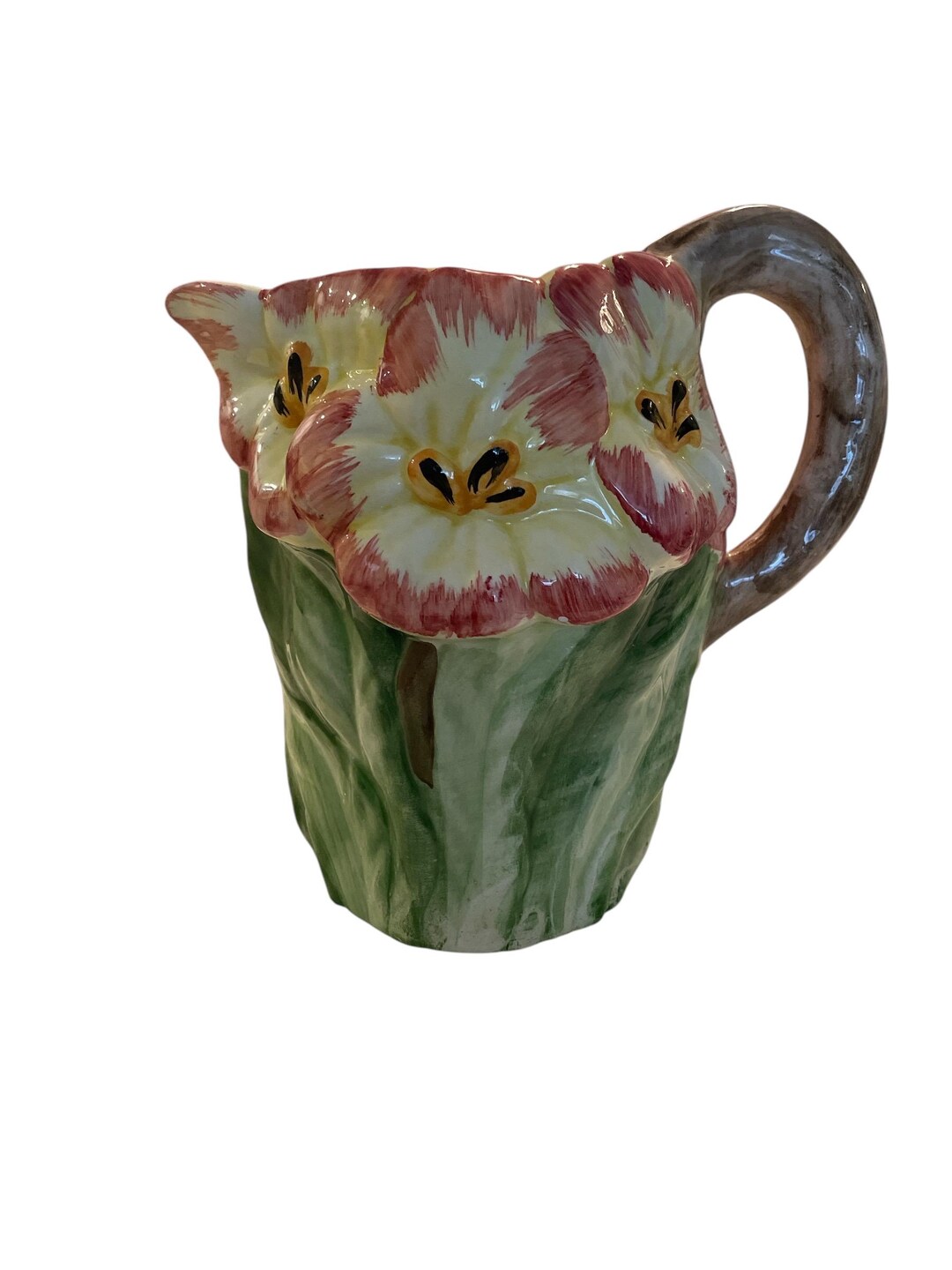 Vintage Bassano Majolica Ceramic Pitcher. Made in Italy. 8”x8” - Etsy