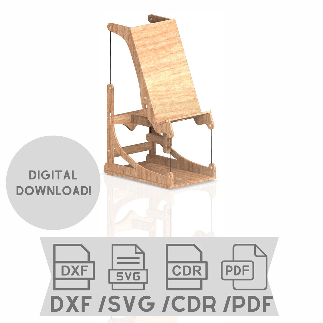 Amazing Hanging Phone Stand Holder Laser Cutting SVG File CDR File DXF ...