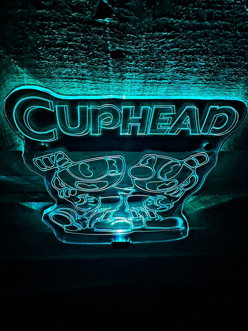 Cuphead - Season 1 LED Wall Art - Etsy
