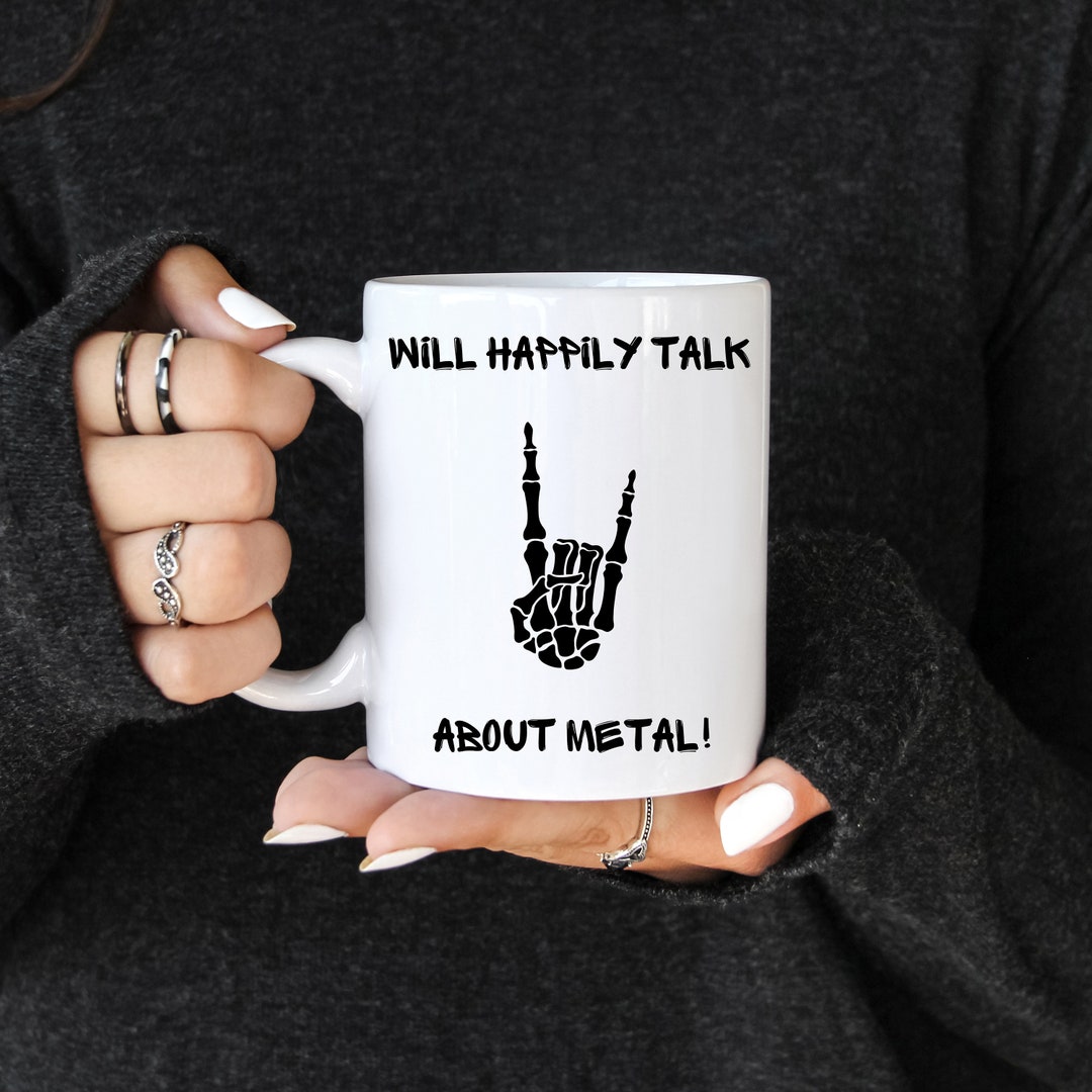 Heavy Metal Mug for Music Lover Metalcore Coffee Mug for Emo Goth - Etsy
