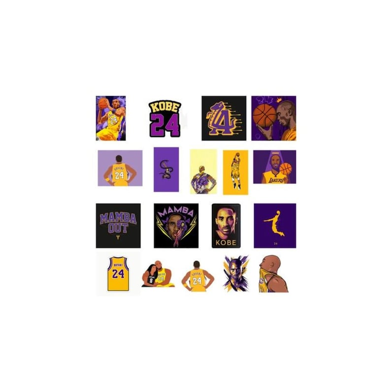 Kobe Bryant SVG Bundle,kobe Bryant PNG Bundle,basketball Star SVG - Etsy