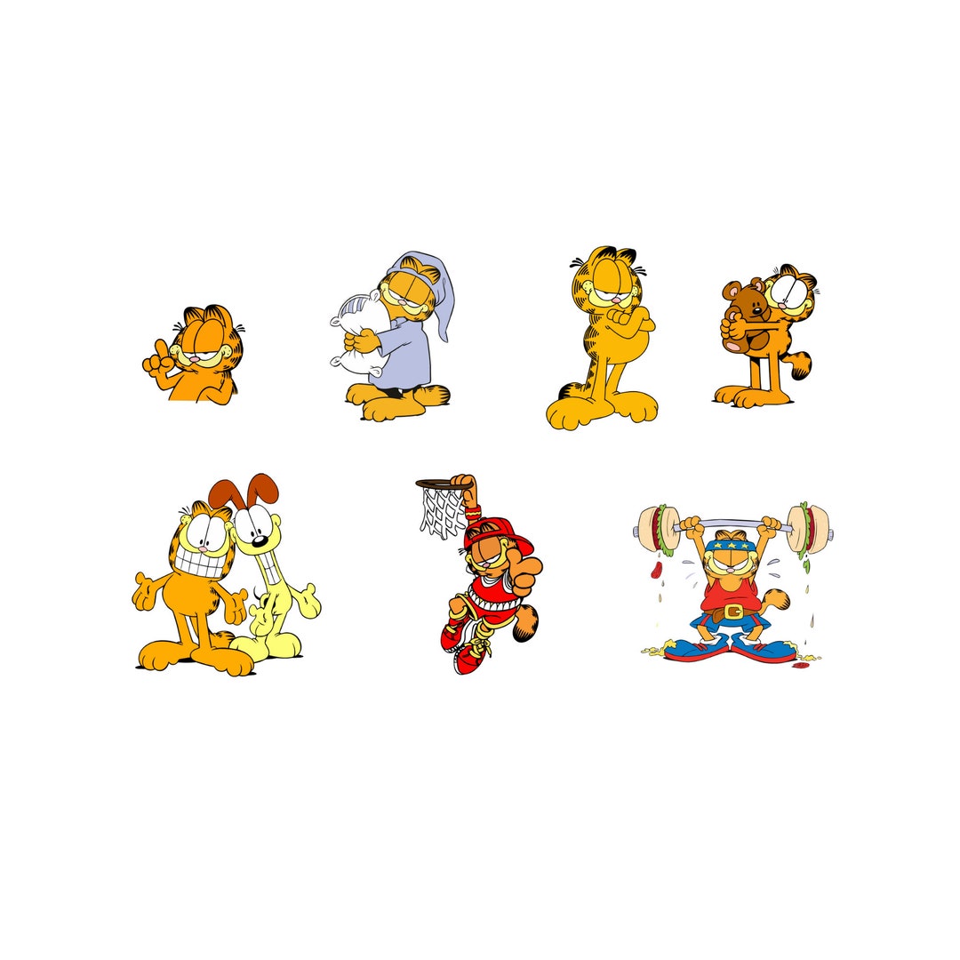 Gar-field Svg Bundle, Cartoon Cats Svg Png, Digital File - Etsy UK