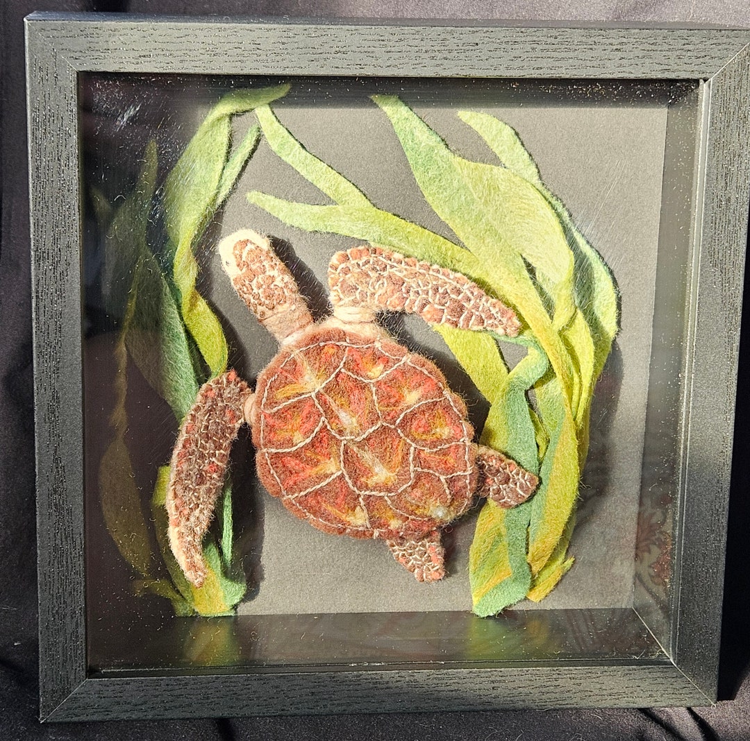 Felted Sea Turtle - Etsy