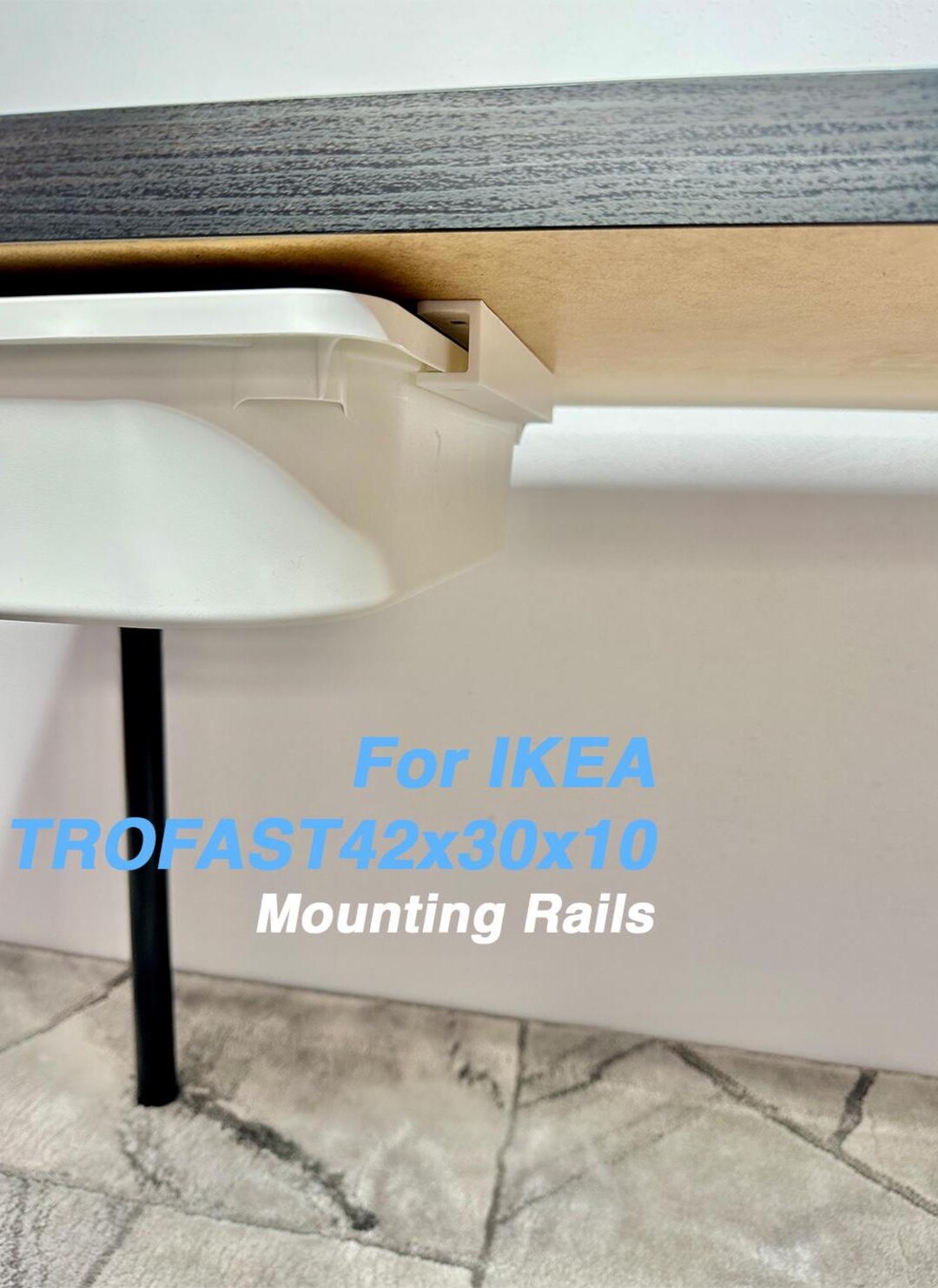 Mounting Rails for TROFAST Boxes 42x30x10 Cm – Easy Installation for a ...
