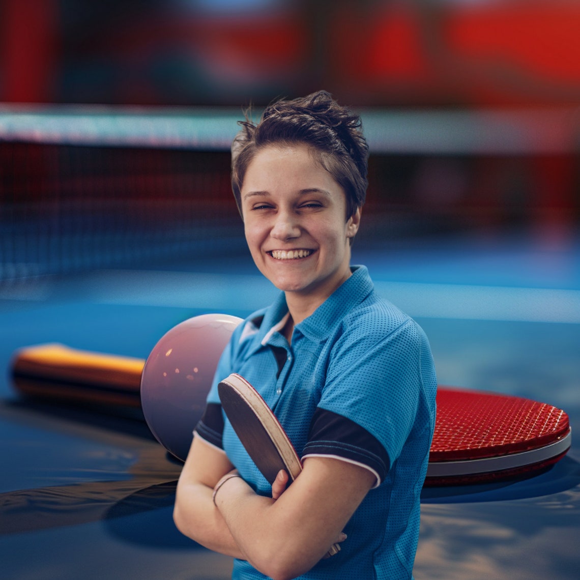 Table Tennis Photoshop Backdrop | Digital Background for Ping Pong ...