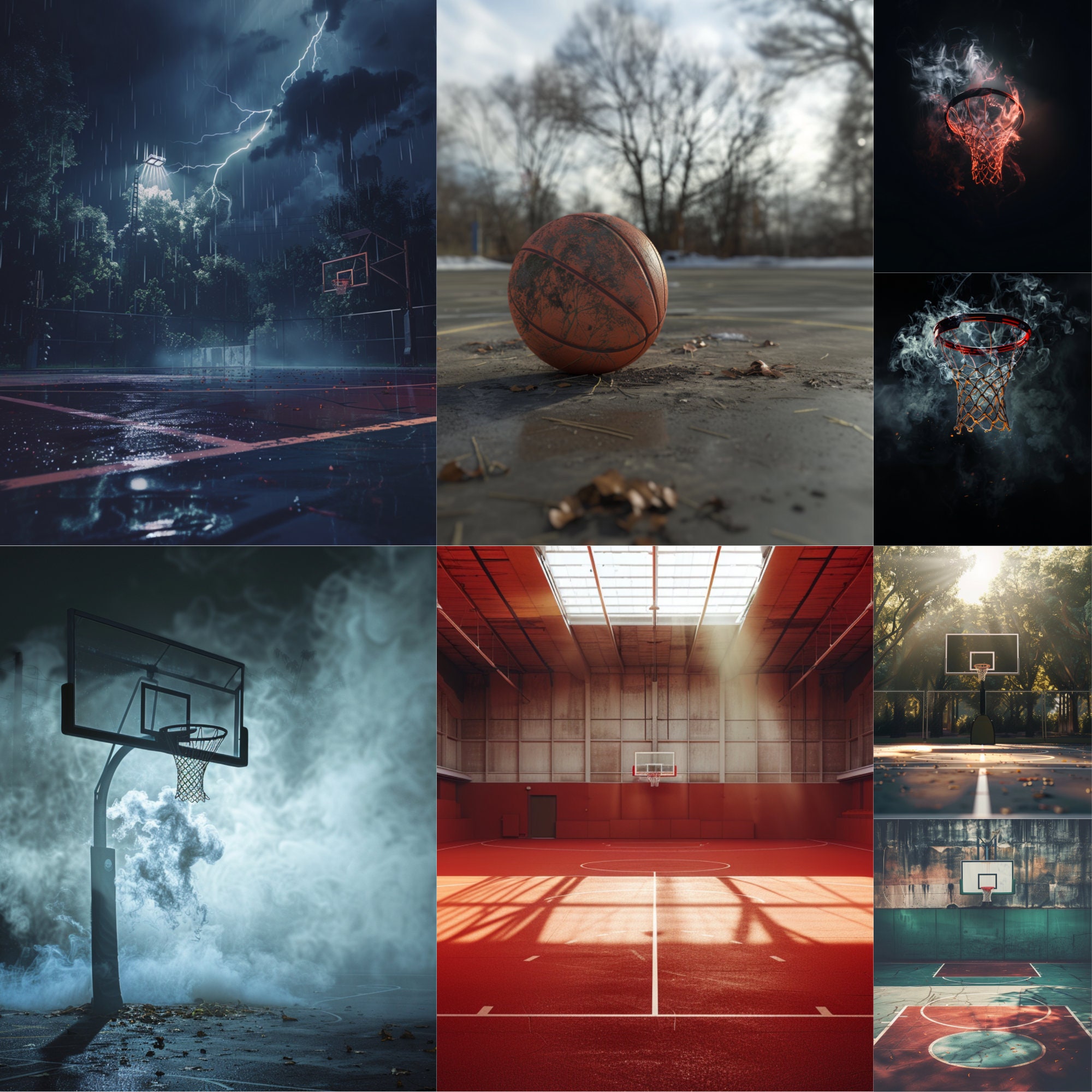 Basketball Photoshop Backdrop Digital Background for Basketball Players ...