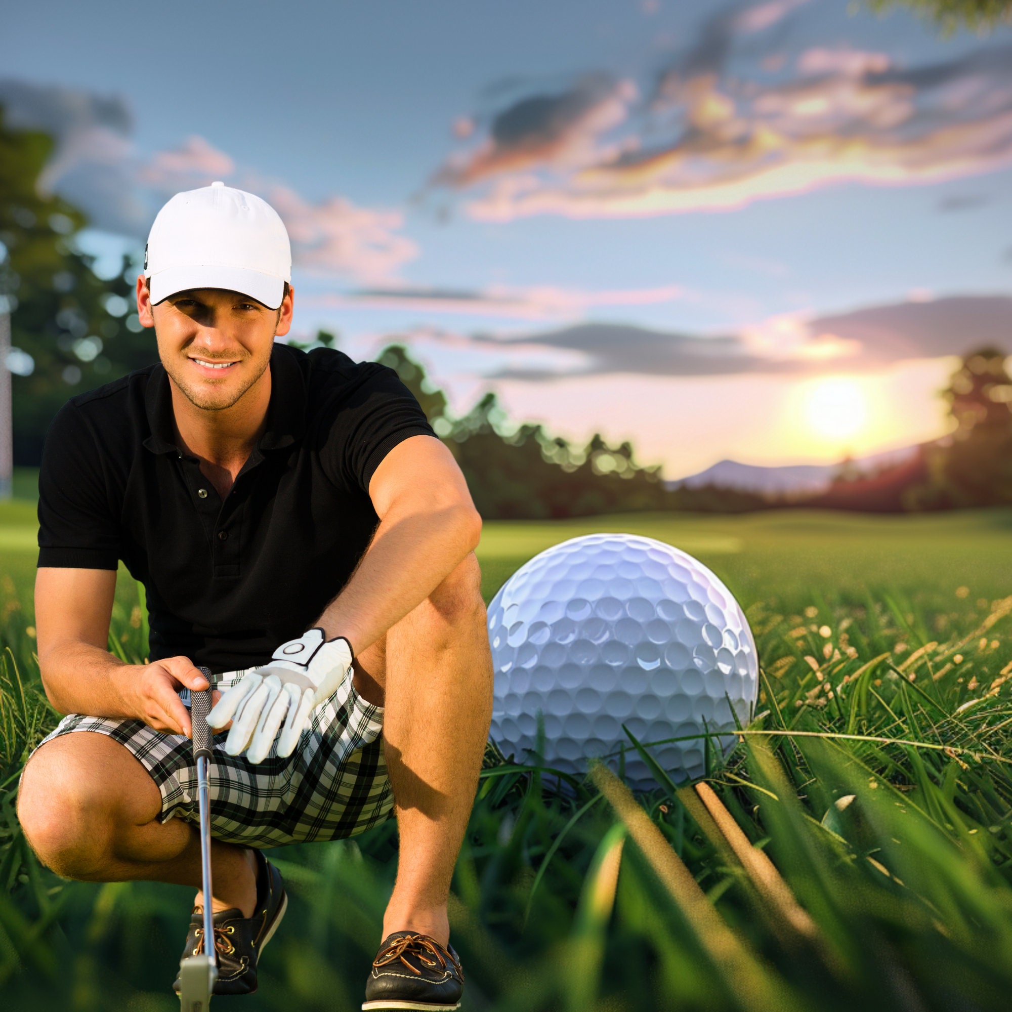 Golf Photoshop Backdrop | Digital Background for Golf Players | Social ...