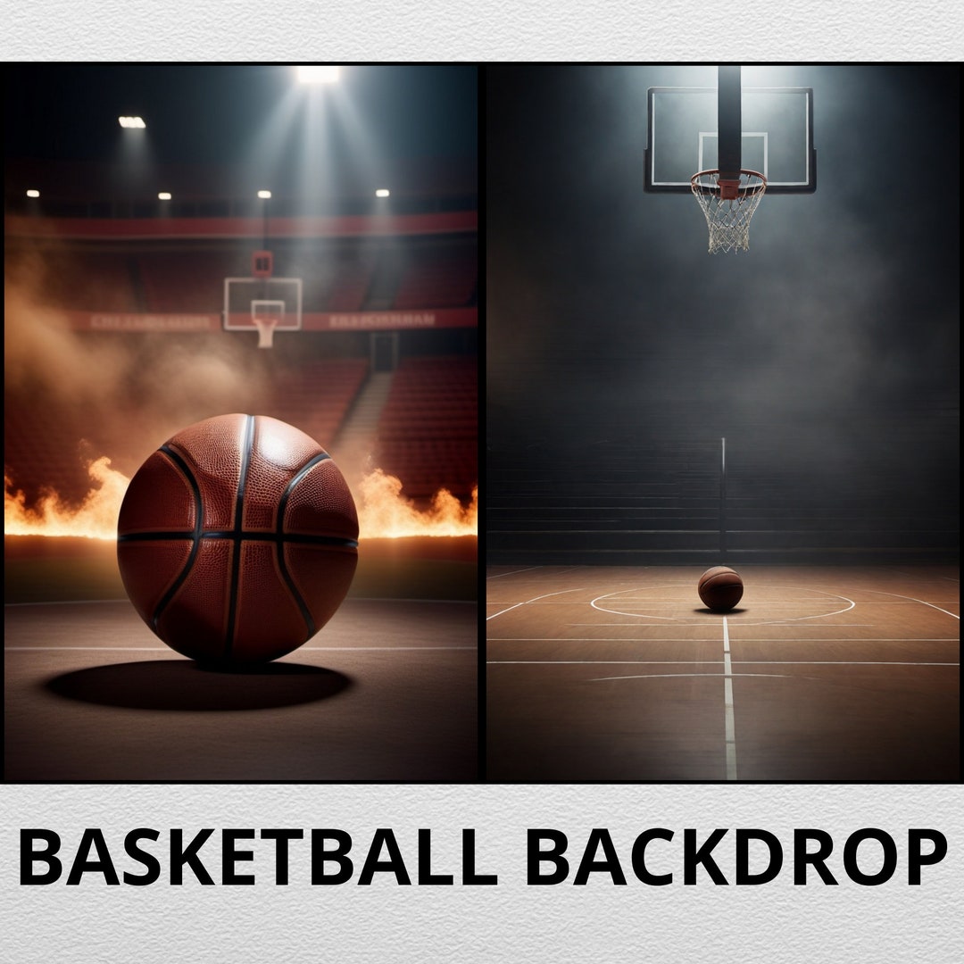Basketball Photoshop Backdrop Digital Background for Basketball Players ...