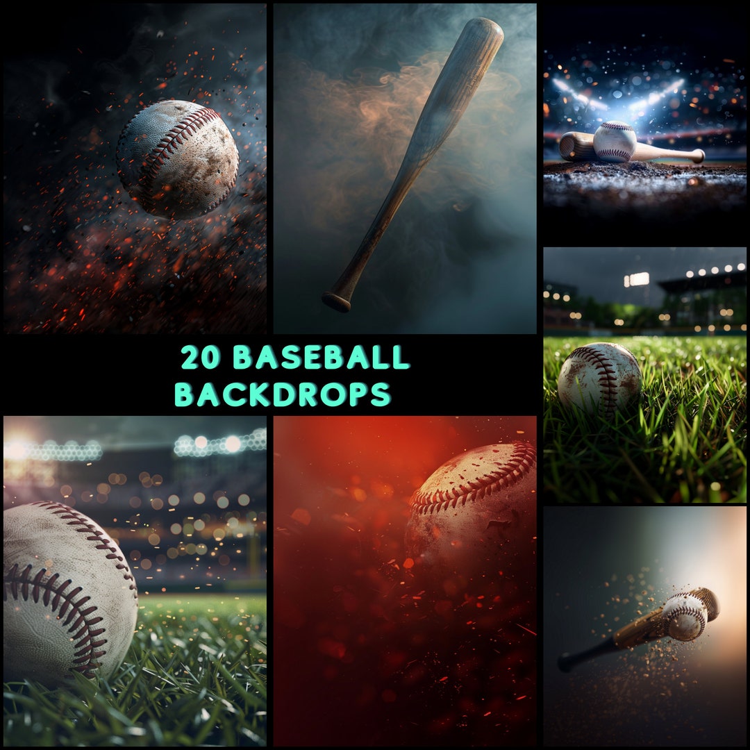 Baseball Photoshop Backdrop | Digital Background for Baseball Players ...