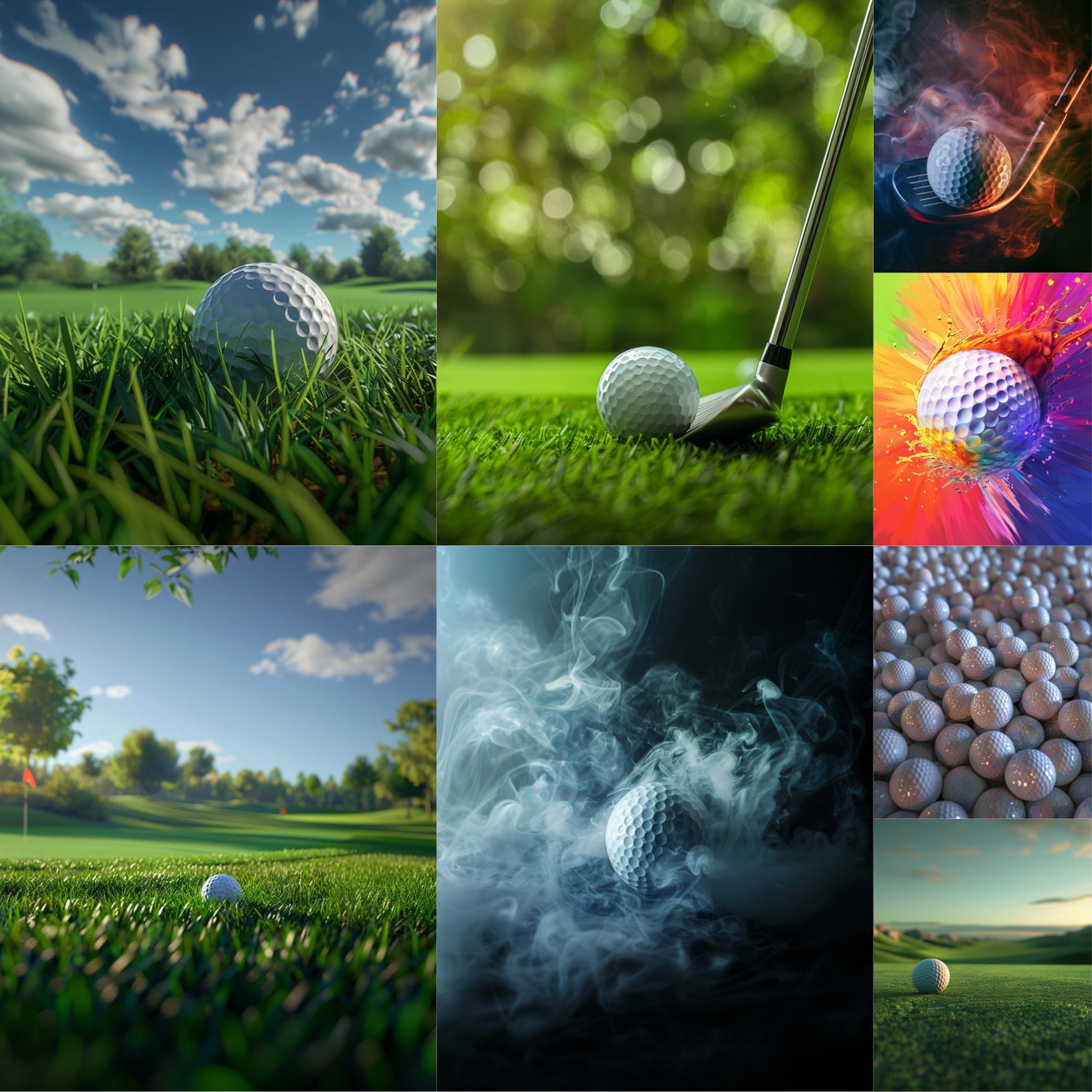 Golf Photoshop Backdrop | Digital Background for Golf Players | Social ...