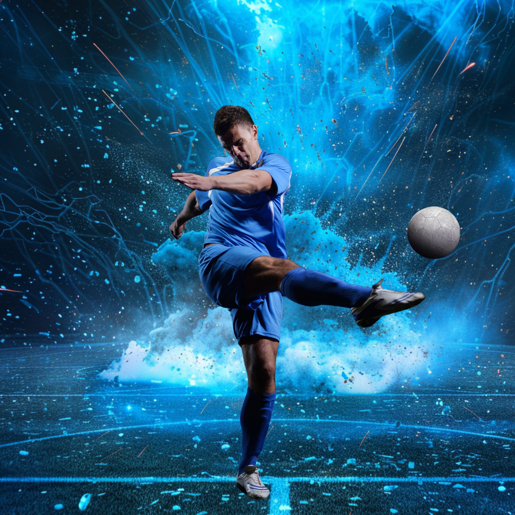 Football / Soccer Photoshop Backdrop | Digital Background for Football ...