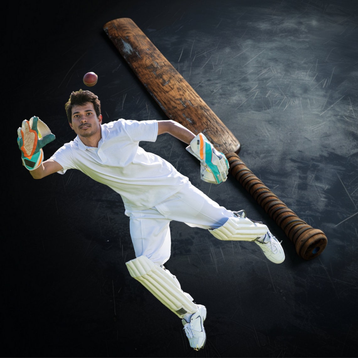 Photoshop Cricket Template Bundle Photoshop Overlay PNG Cricket Sports ...
