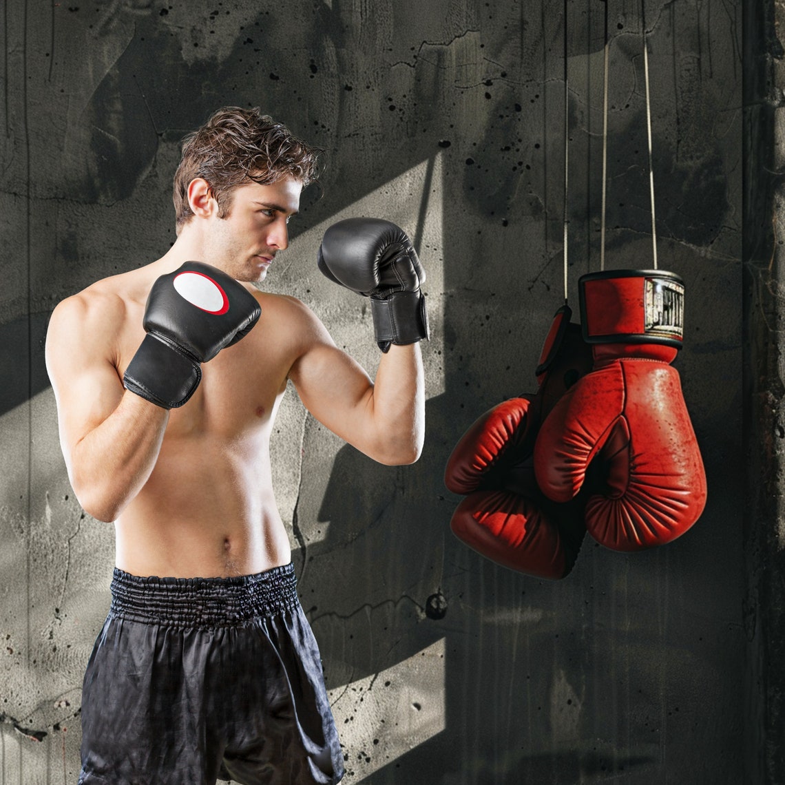 Boxing Photoshop Backdrop | Digital Background for Boxers | Social ...