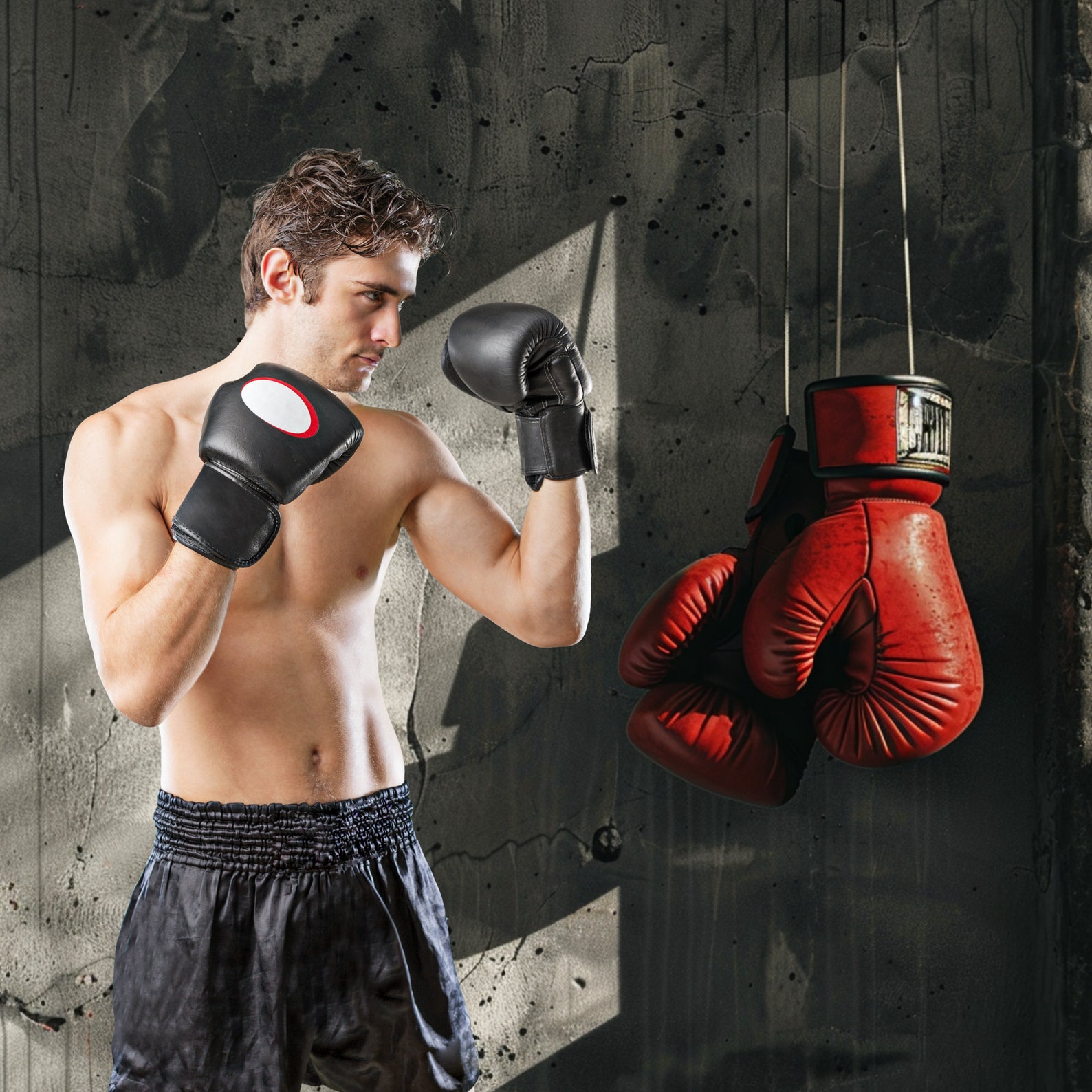 Boxing Photoshop Backdrop | Digital Background for Boxers | Social ...