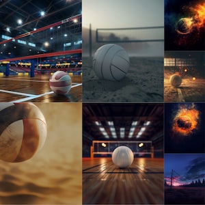 Volleyball Photoshop Backdrop | Digital Background for Volleyball ...