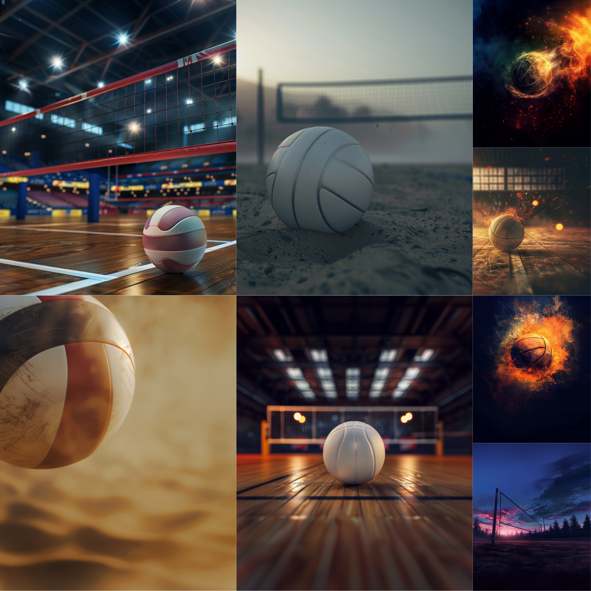 Volleyball Photoshop Backdrop | Digital Background for Volleyball ...