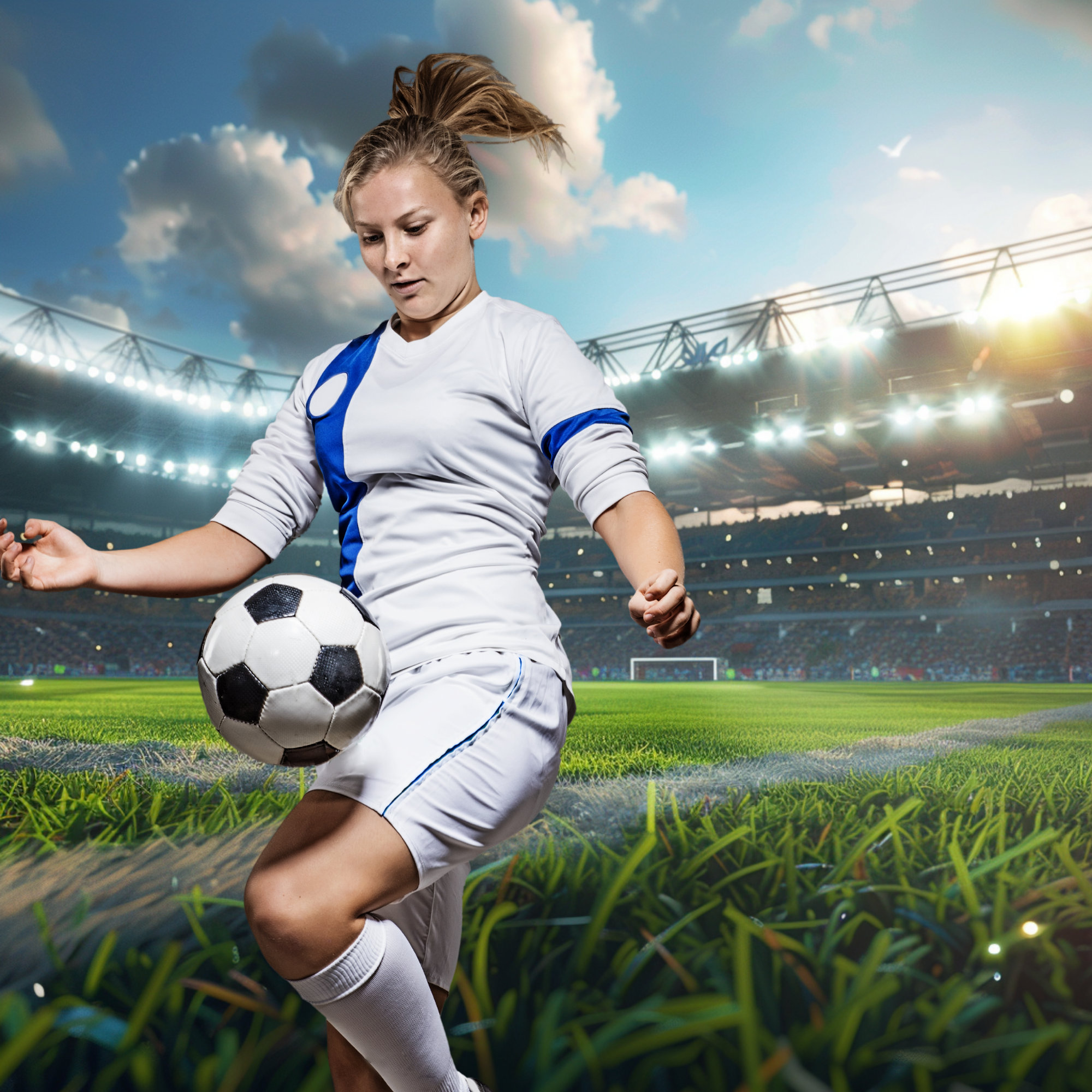 Football / Soccer Photoshop Backdrop | Digital Background for Football ...