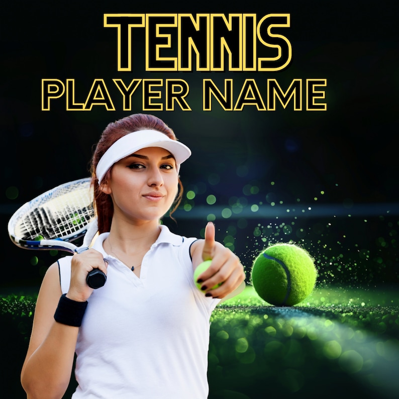 Tennis Photoshop Backdrop | Digital Background for Tennis Players ...
