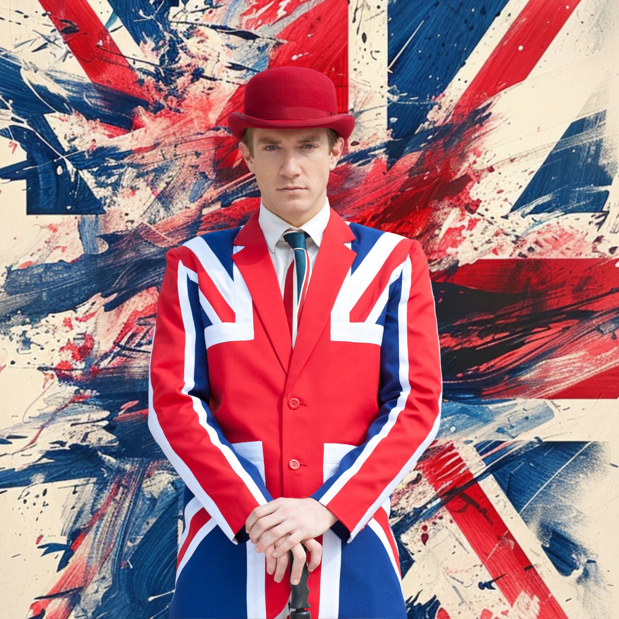 United Kingdom Flag Backdrop | Digital Background for British People ...