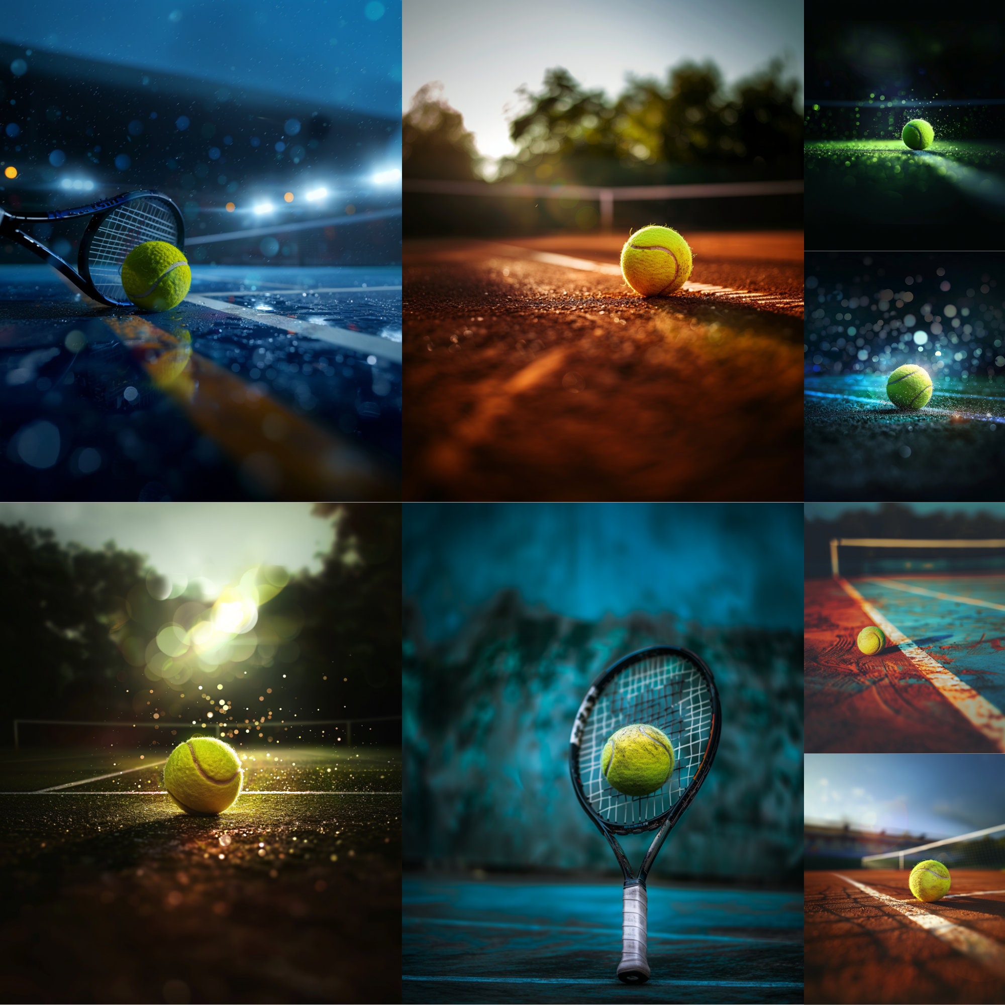 Tennis Photoshop Backdrop | Digital Background for Tennis Players ...