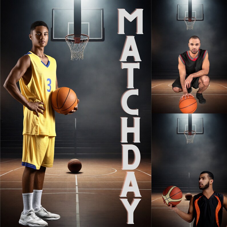 Basketball Photoshop Backdrop Digital Background for Basketball Players ...