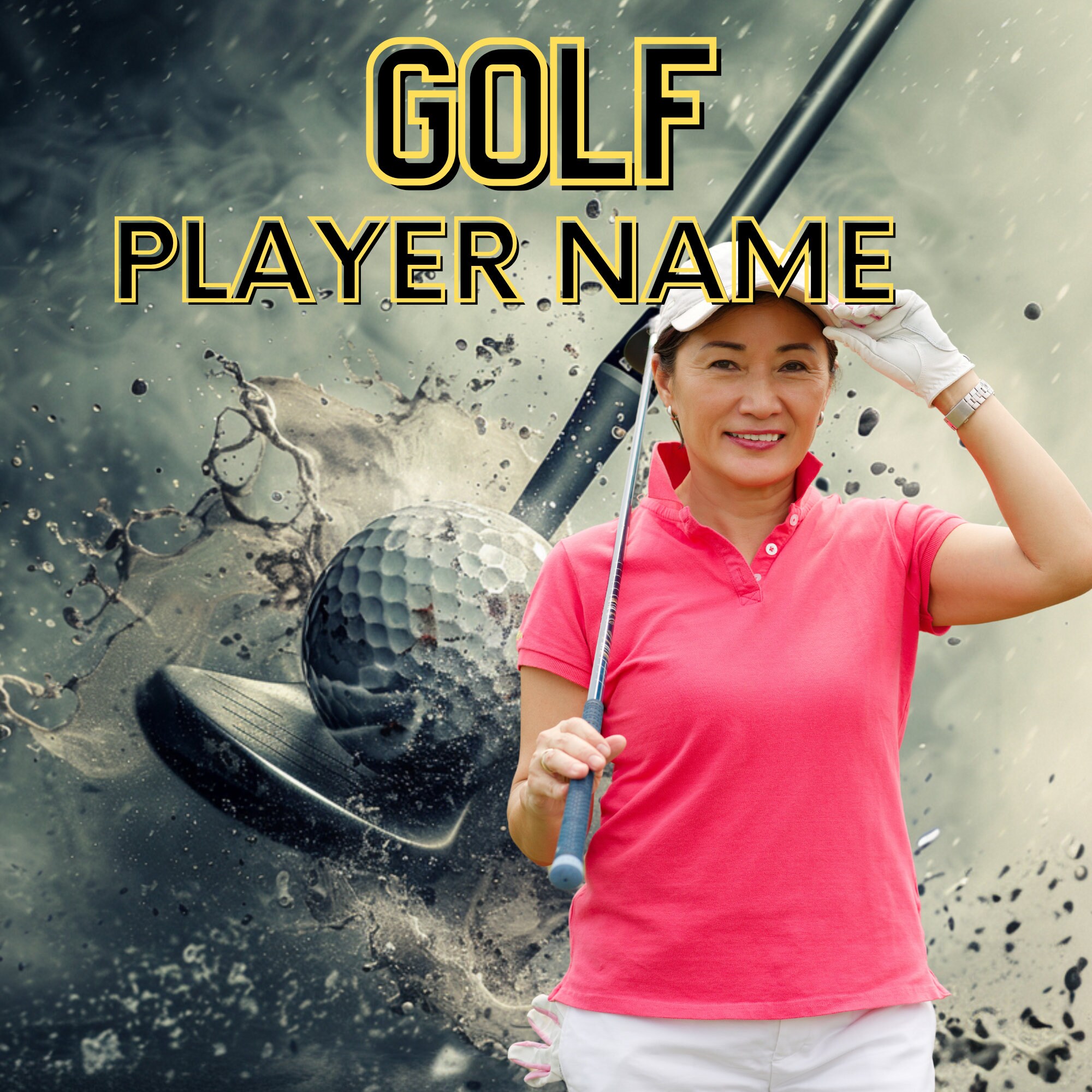 Golf Photoshop Backdrop | Digital Background for Golf Players | Social ...