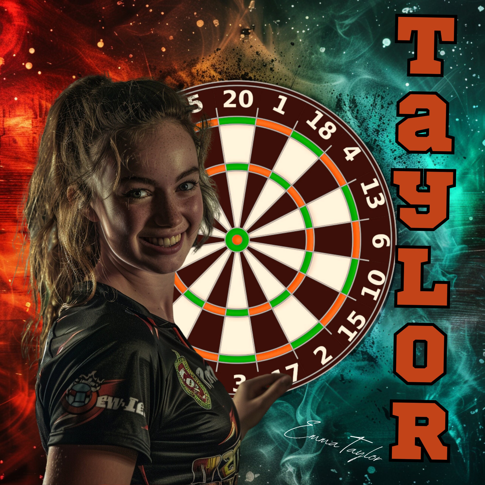 Darts Photoshop Backdrop | Digital Background for Darts Players ...