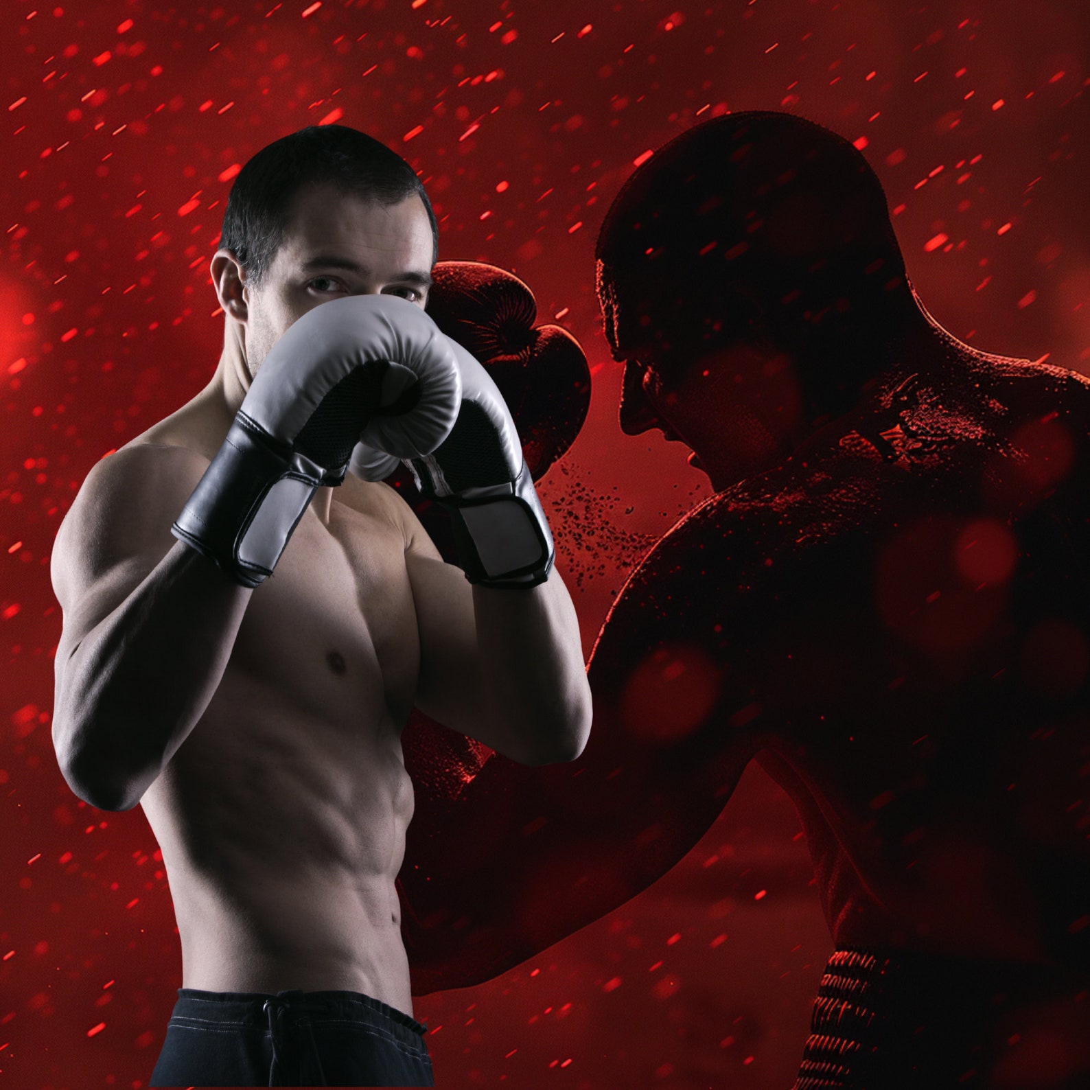 Boxing Photoshop Backdrop | Digital Background for Boxers | Social ...