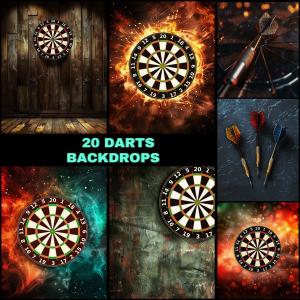 Darts Backdrop - Etsy UK