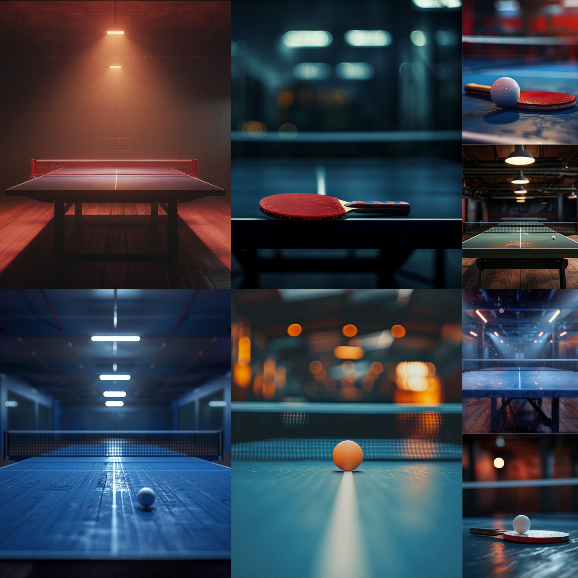Table Tennis Photoshop Backdrop | Digital Background for Ping Pong ...