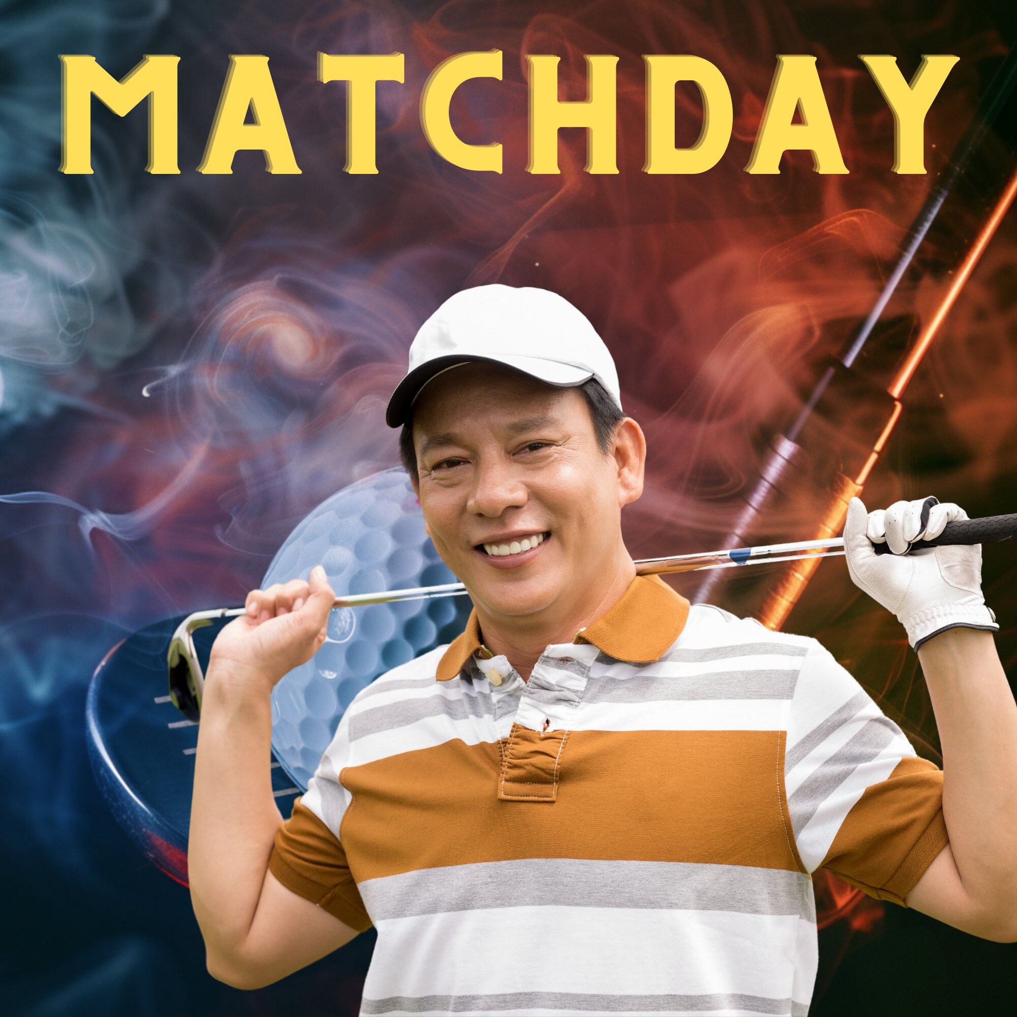 Golf Photoshop Backdrop | Digital Background for Golf Players | Social ...