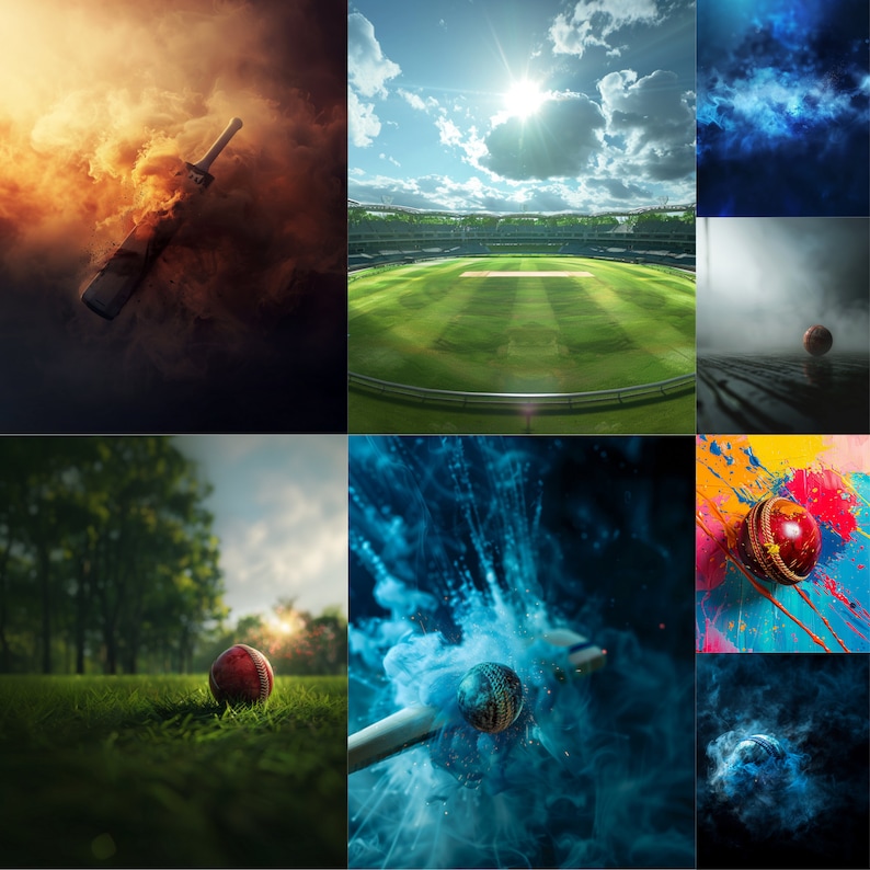 Photoshop Cricket Template Bundle | Photoshop Overlay PNG | Cricket ...