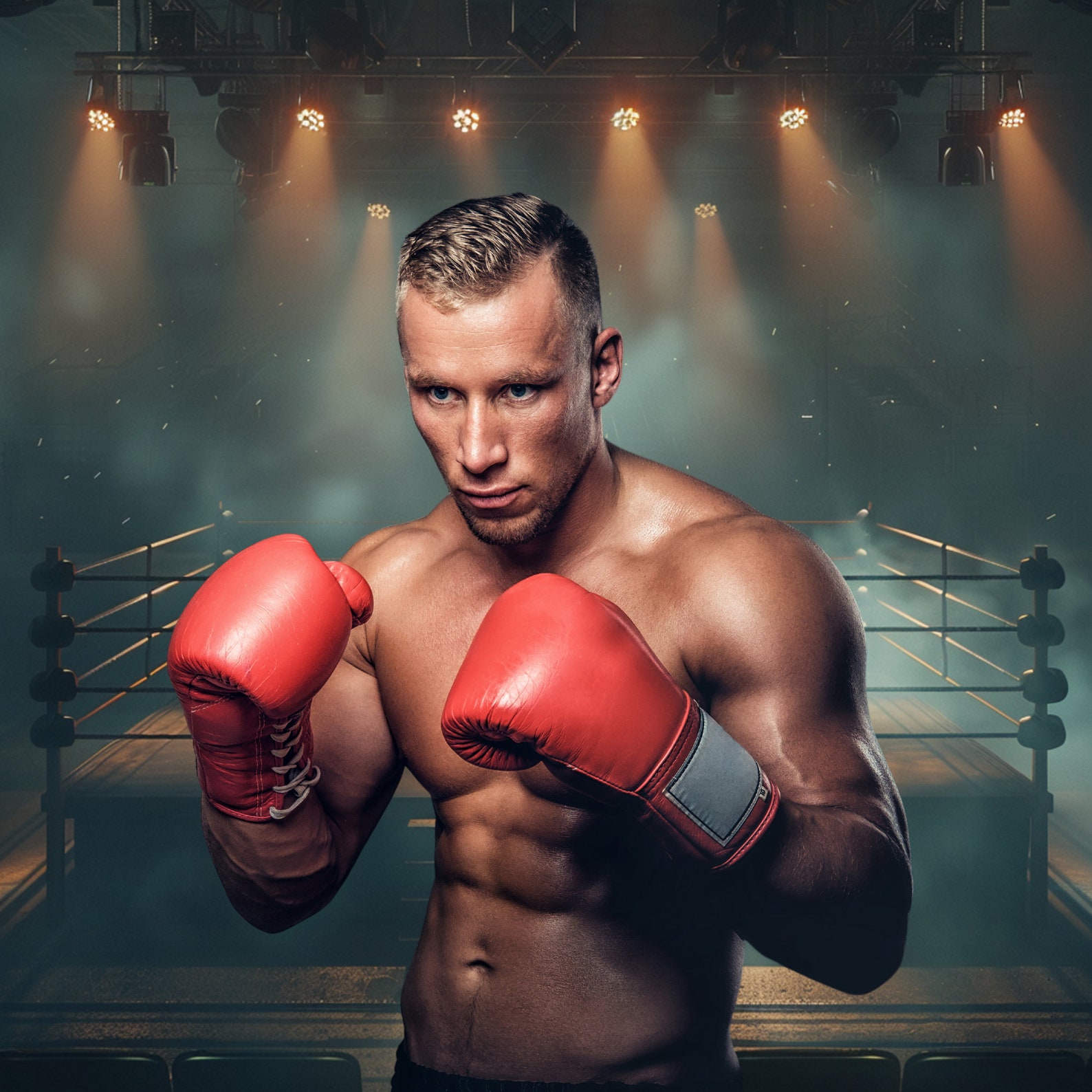 Boxing Photoshop Backdrop | Digital Background for Boxers | Social ...